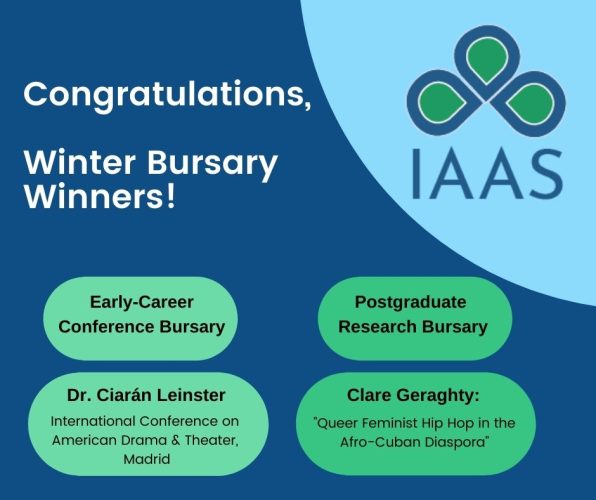 News: IAAS Winter Bursary Winners! | Irish Association for American Studies